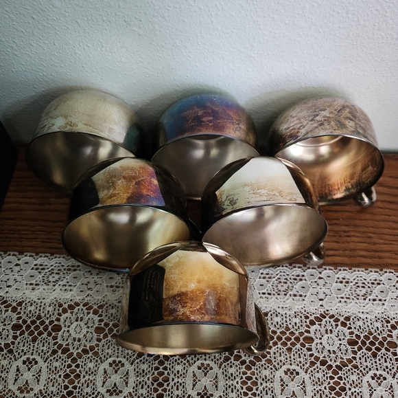 Oneida | Dining | Vintage Oneida Silver Tea Cups Set Of 2 | Poshmark